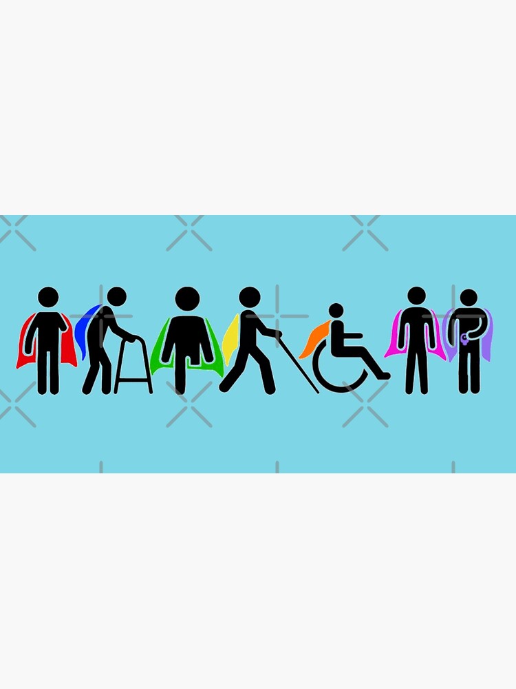 "Disability Superhero’s" Poster for Sale by CaitlynConnor | Redbubble