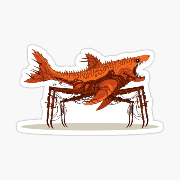 "Bionic Jaw" Sticker for Sale by MunchbudInk | Redbubble