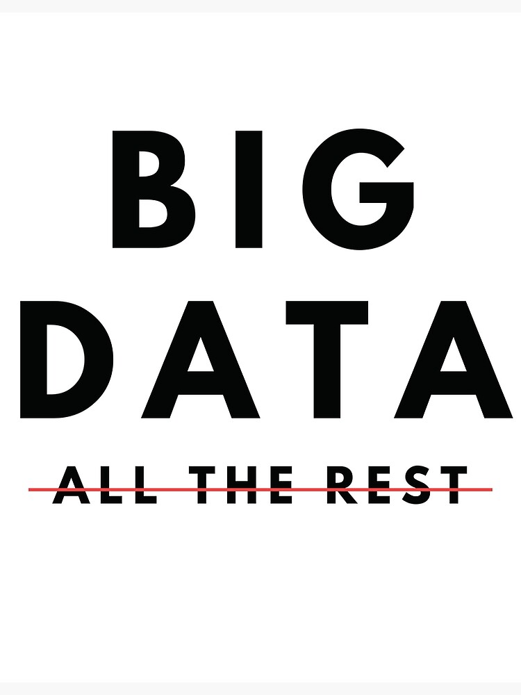Póster «Big data, meme científico de datos, análisis de datos» de T ...