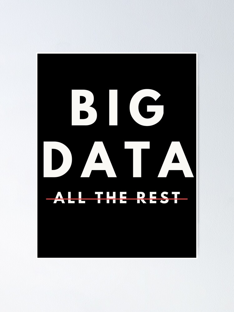 Póster «Big data, meme científico de datos, análisis de datos» de T ...