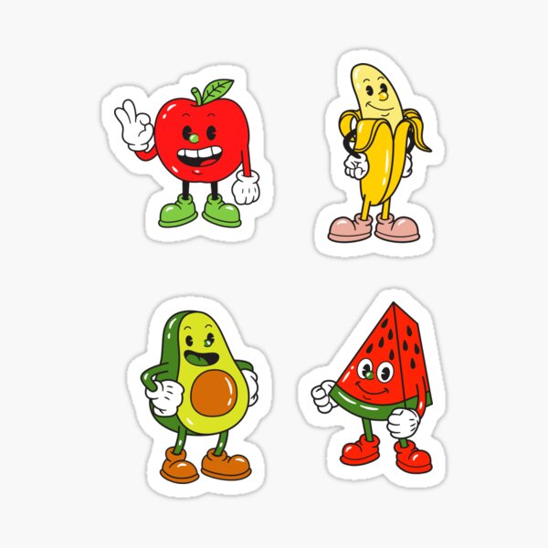 "Fruit Pack " Sticker for Sale by randmstickers | Redbubble