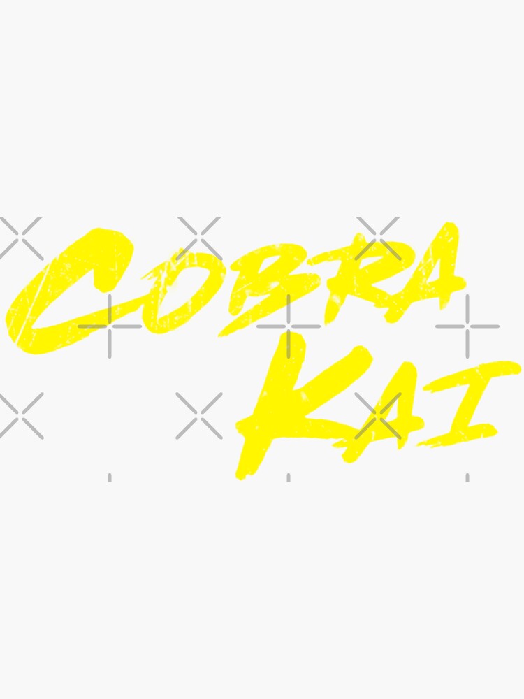 "Cobra Kai" Sticker for Sale by clamentine | Redbubble