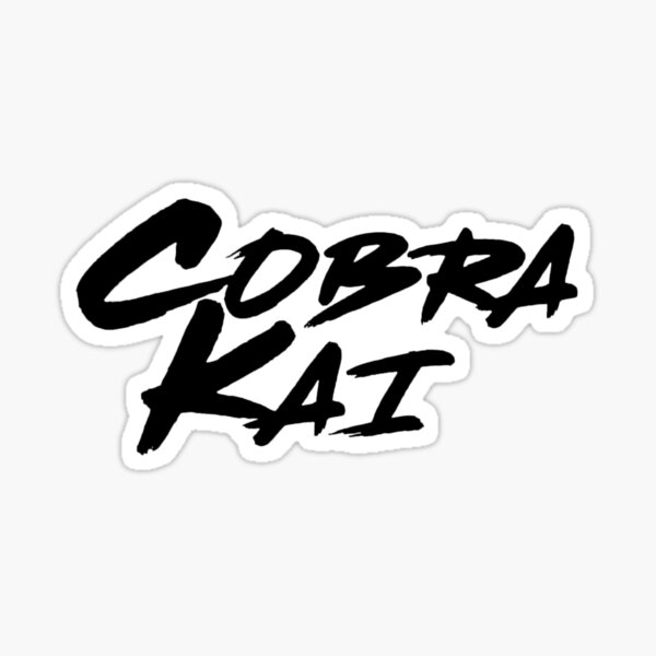 "Cobra Kai" Sticker for Sale by clamentine | Redbubble