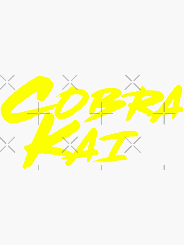 "Cobra Kai" Sticker for Sale by clamentine | Redbubble