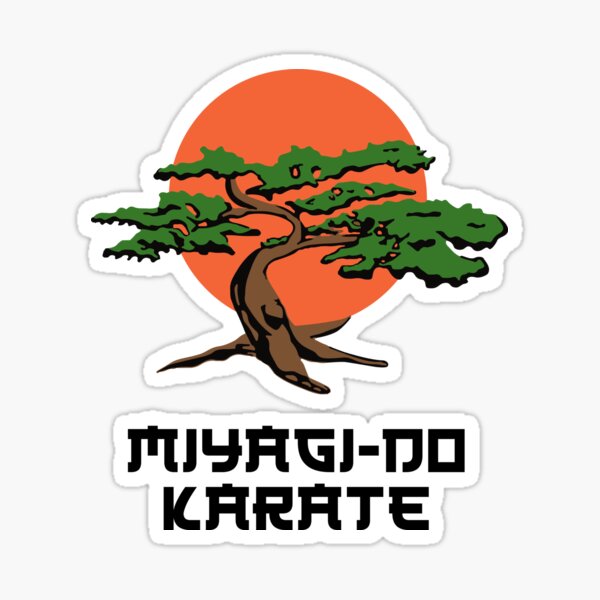"Miyagi | Cobra Kai" Sticker for Sale by clamentine | Redbubble