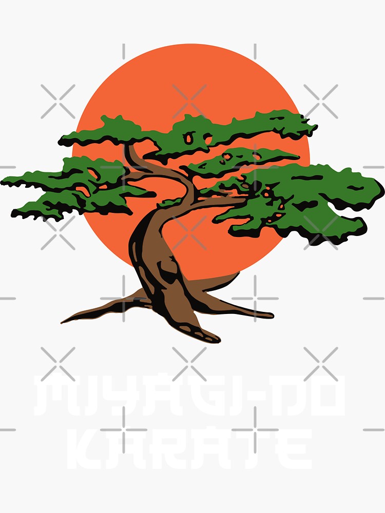 "Miyagi | Cobra Kai" Sticker for Sale by clamentine | Redbubble