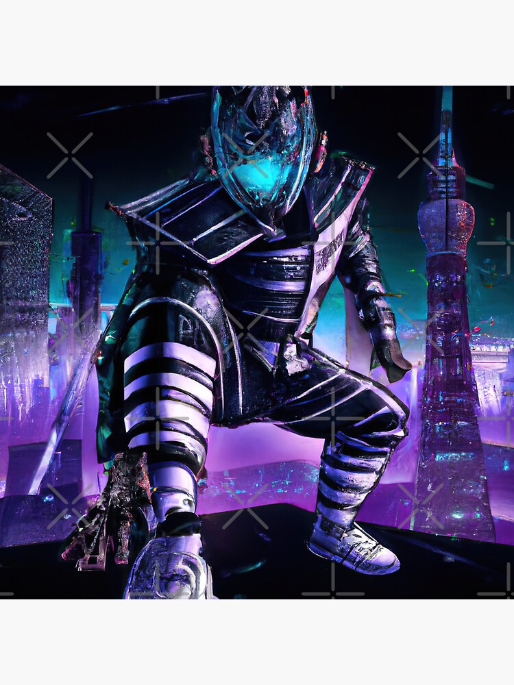 "Cyberninja" Sticker for Sale by Jada-Art-Shop | Redbubble