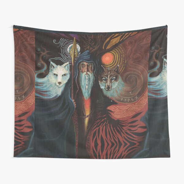 "Óðinn | Odin | Wotan" Tapestry for Sale by DanJohnDesign | Redbubble