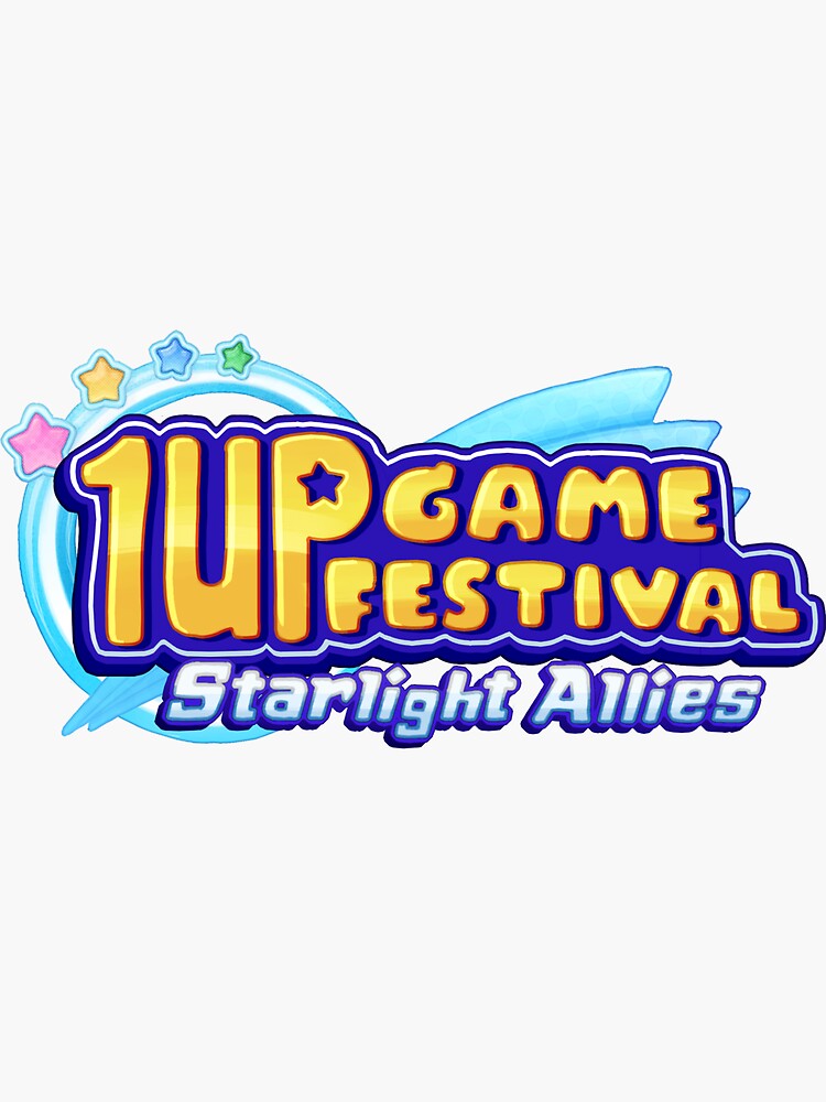 "1UP Gaming Festival Merchandise" Sticker for Sale by 1UPGameFestival ...