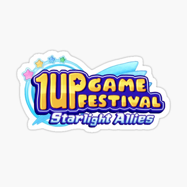 "1UP Gaming Festival Merchandise" Sticker for Sale by 1UPGameFestival ...