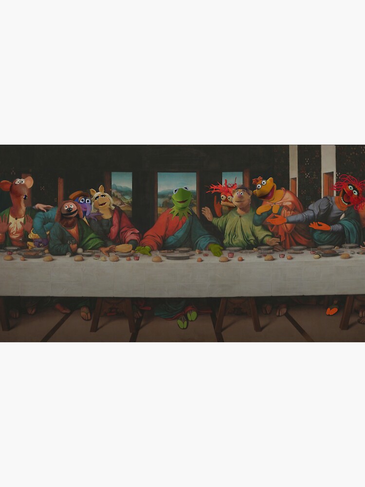 "da Vinci The Last Supper Muppet Version Parody" Sticker for Sale by ...