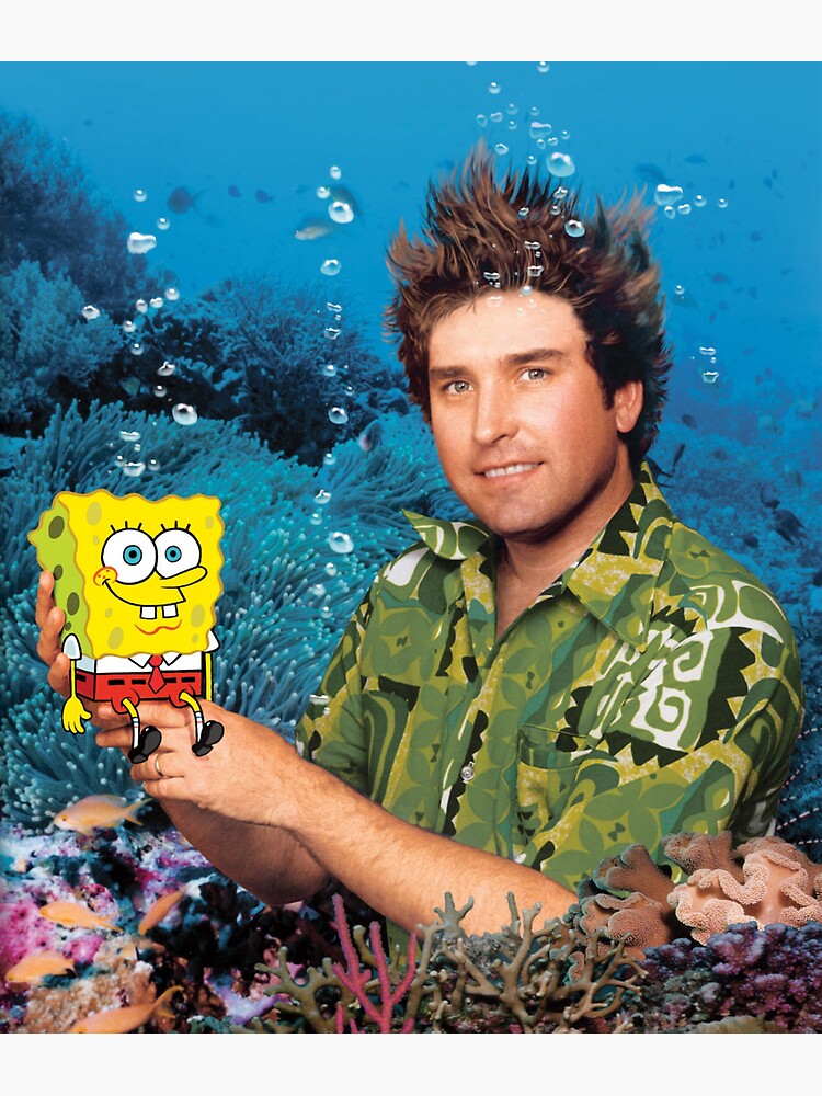 "SpongeBoy and stephen hillenburg" Sticker for Sale by PauloCorrreia ...