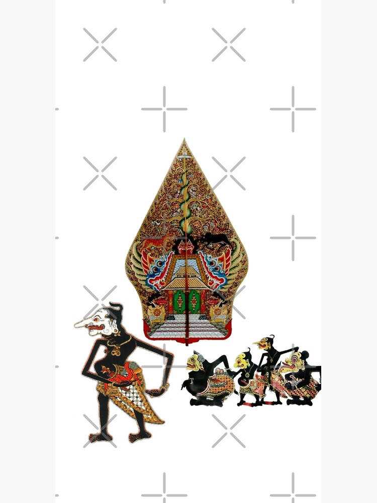 "Petruk javanese wayang" Sticker for Sale by Baragoy | Redbubble