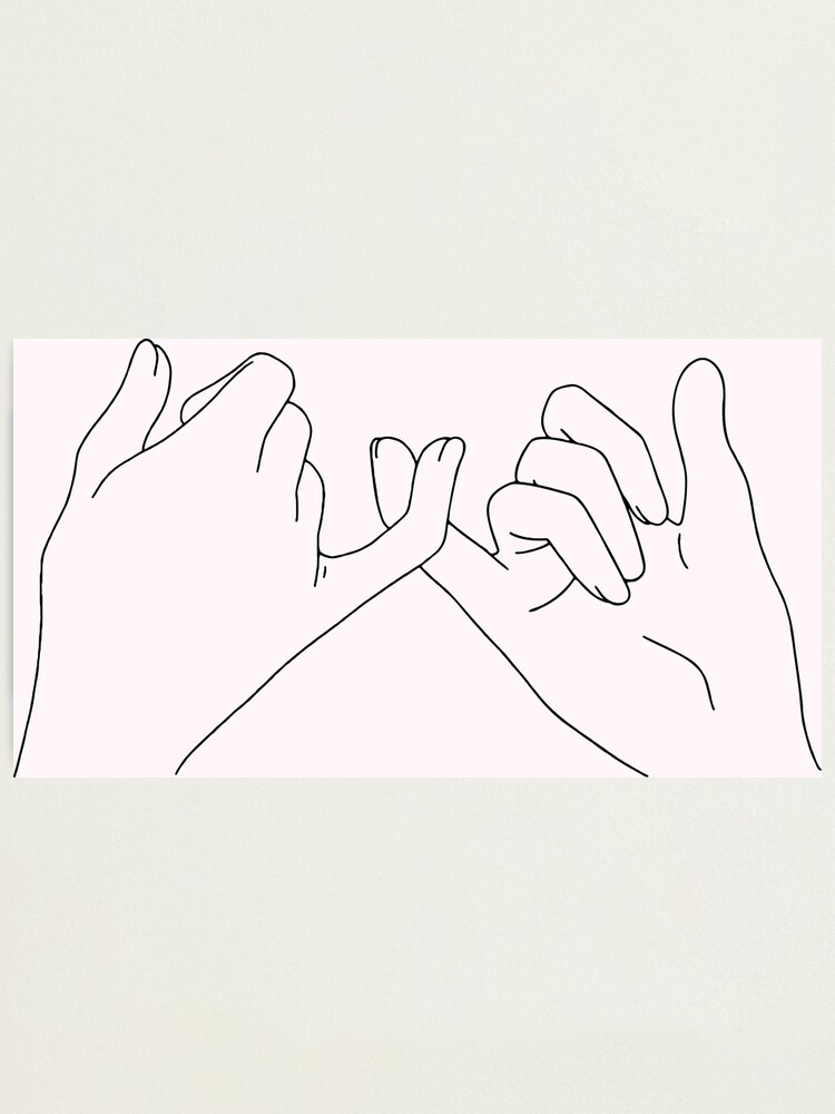 Pinky Promise Photographic Print For Sale By Katielavigna Redbubble