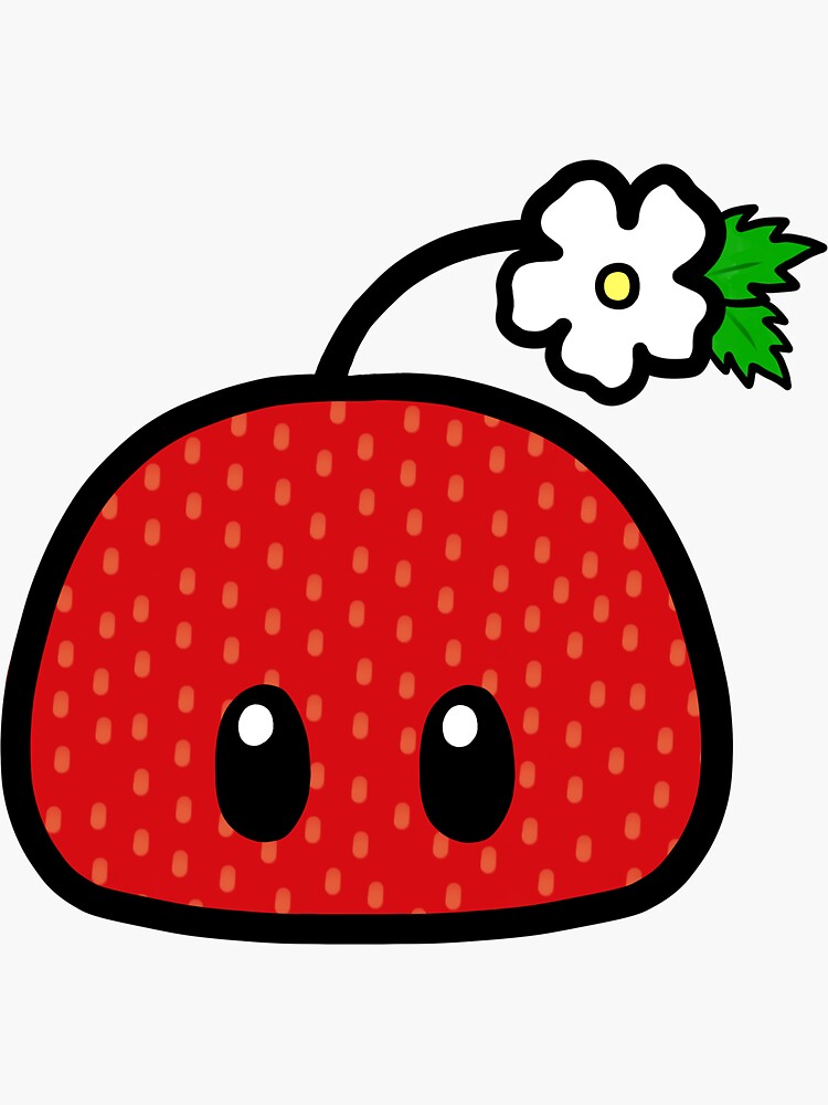 Strawberry Slime Sticker For Sale By Raecchiato Redbubble