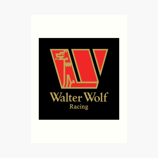 "Walter Wolf Racing classic retro f1 team" Art Print for Sale by ...