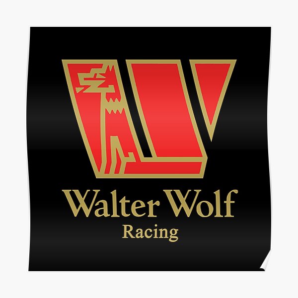 "Walter Wolf Racing classic retro f1 team" Poster for Sale by heatshop ...
