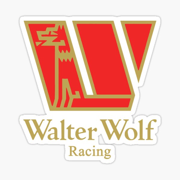 "Walter Wolf Racing classic retro f1 team" Sticker for Sale by heatshop ...
