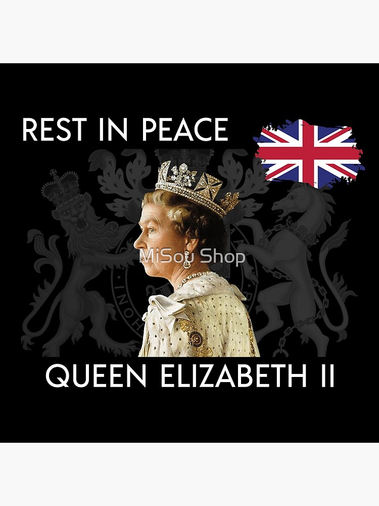 "RIP queen elizabeth ii, england, 2022" Poster for Sale by misoukill ...