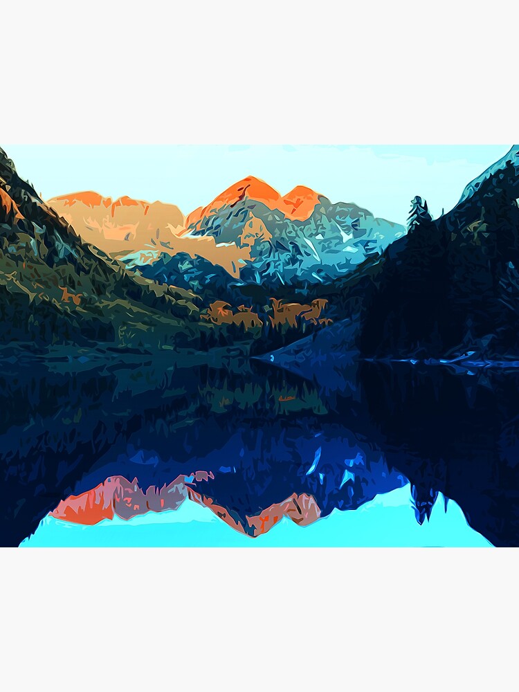 "The Wonderful Maroon Bells - Landscapes of USA" Canvas Print by ...