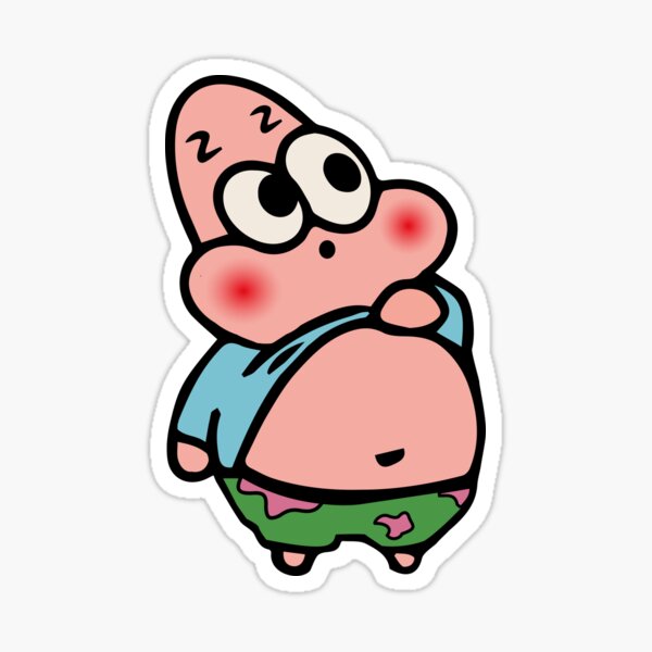 "Cute Patrick Star - Cute memes" Sticker for Sale by NaomyTeo | Redbubble