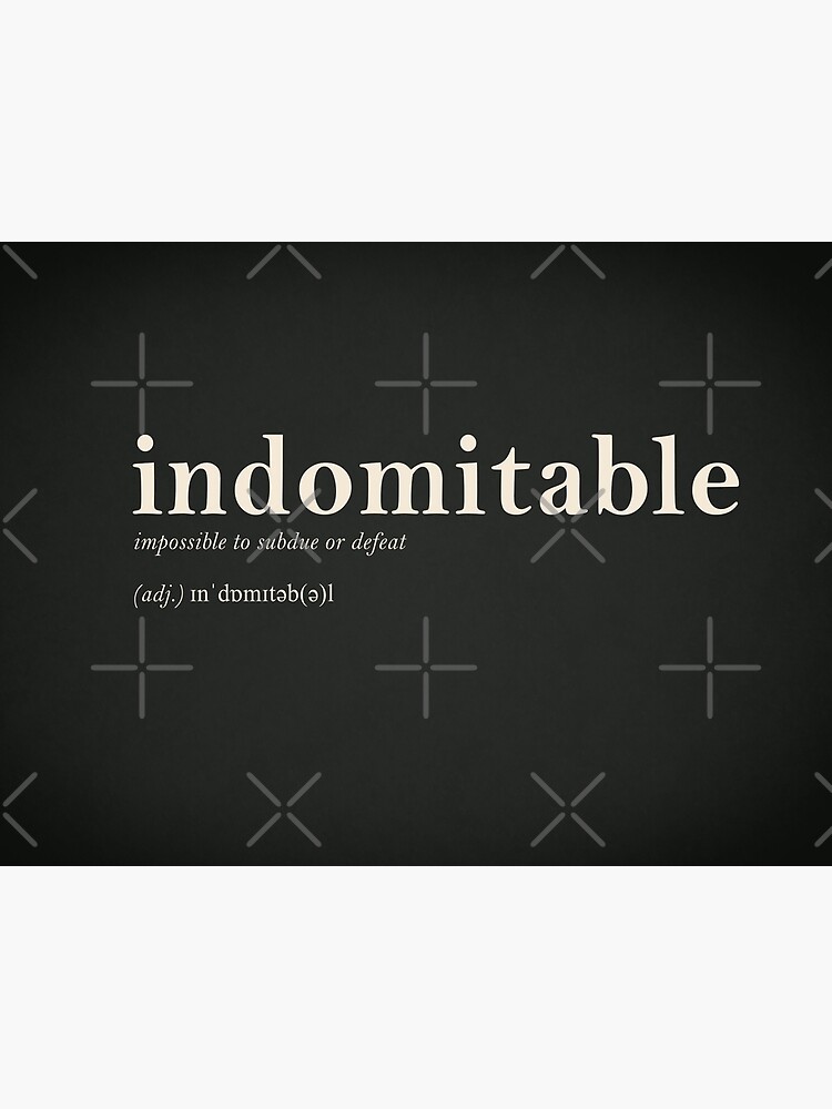 "Indomitable" Poster for Sale by rogue-design | Redbubble