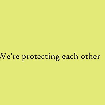 "protecting each other" Sticker for Sale by myfaithmylove | Redbubble