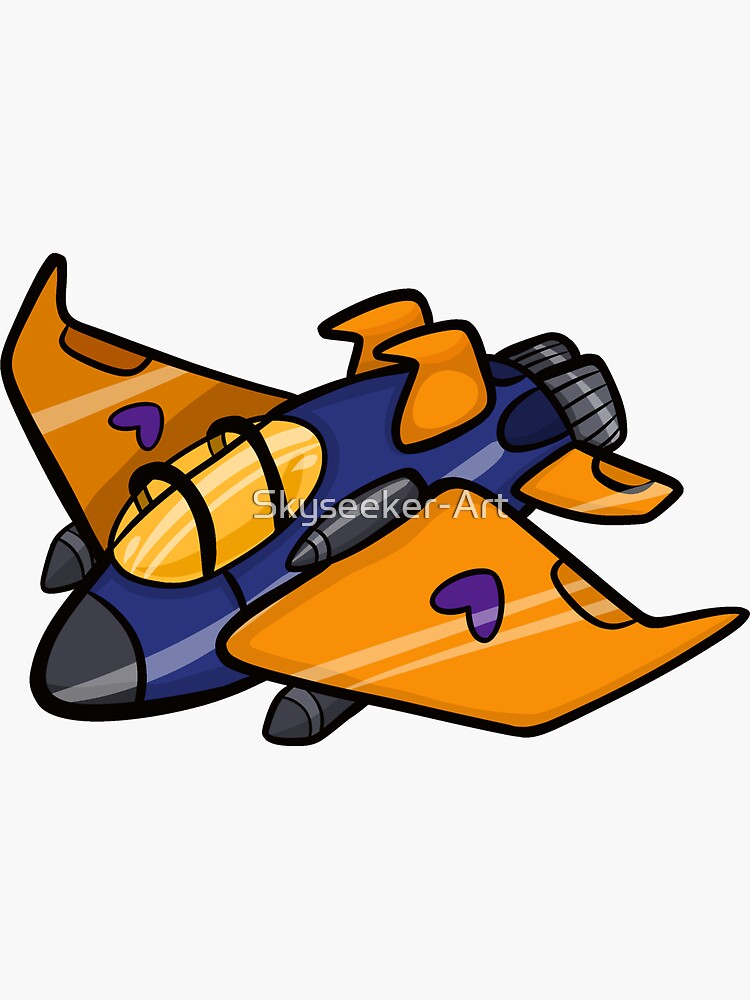 "Dirge Jet Mini" Sticker for Sale by Skyseeker-Art | Redbubble