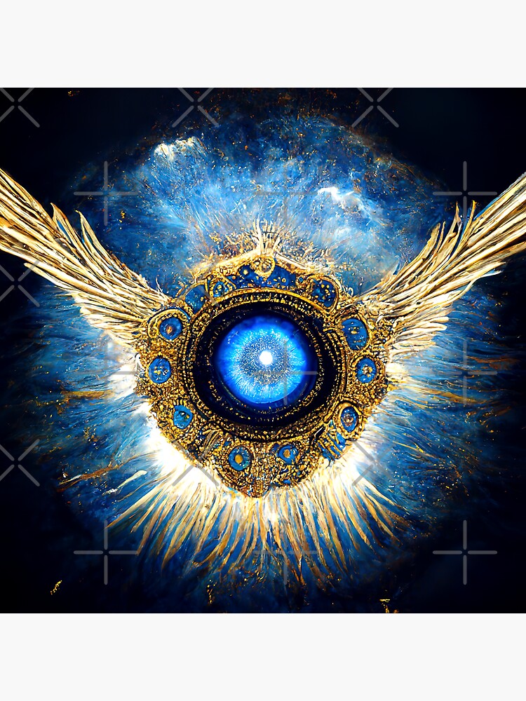 "Ophanim " Sticker for Sale by AICustomArt | Redbubble