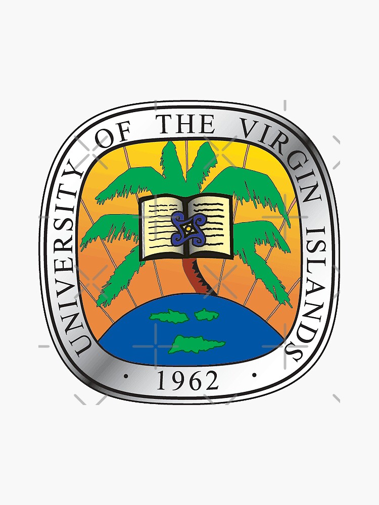 "University of the Virgin Islands" Sticker for Sale by collegegoods ...