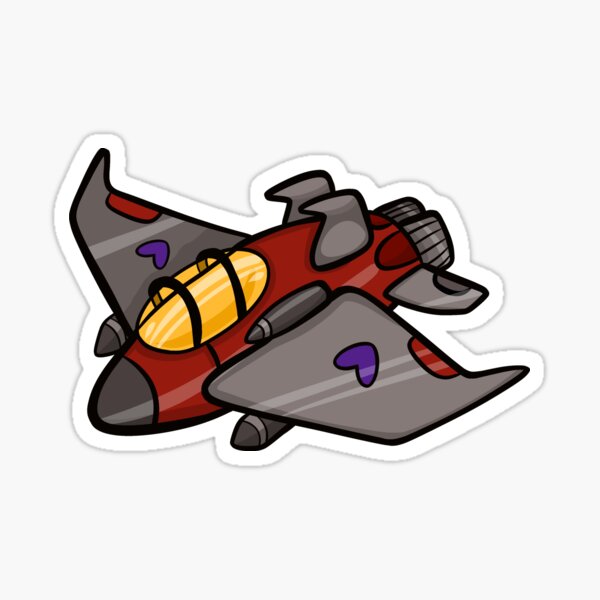"Thrust Jet Mini" Sticker for Sale by Skyseeker-Art | Redbubble