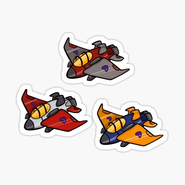 "Conehead Trine Minis" Sticker for Sale by Skyseeker-Art | Redbubble