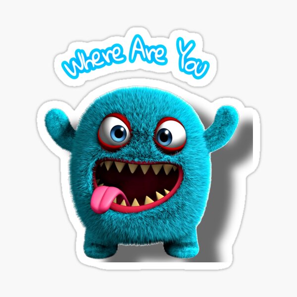 "Angry and funny object sticker" Sticker for Sale by KarimEssam | Redbubble