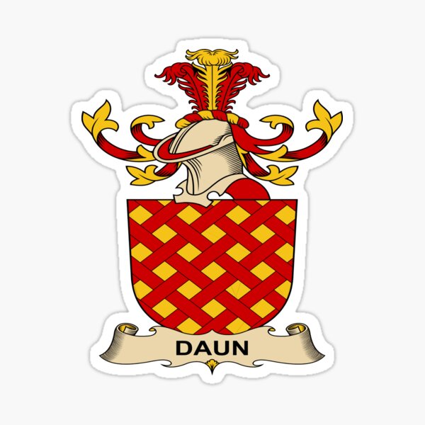 "Daun " Sticker for Sale by HaroldHeraldry | Redbubble