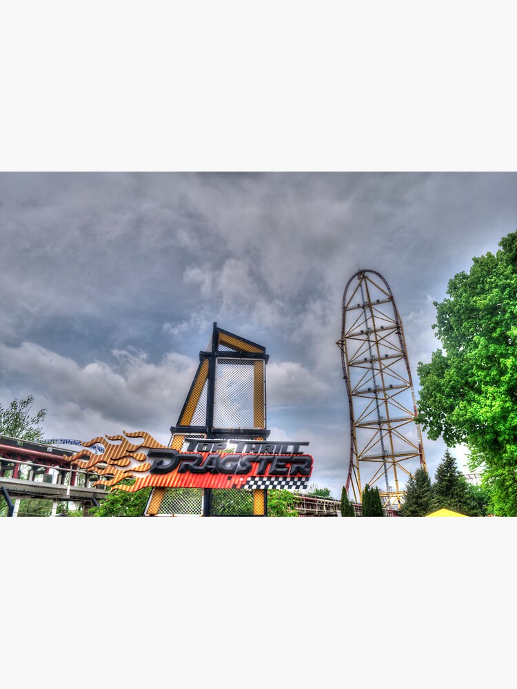 "Top Thrill Dragster" Sticker for Sale by RandyDyer | Redbubble