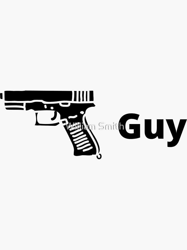 "Glock Guy" Sticker for Sale by freshprincew93 | Redbubble