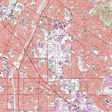 "Vintage Map of Whittier California (1965)" Poster for Sale by ...