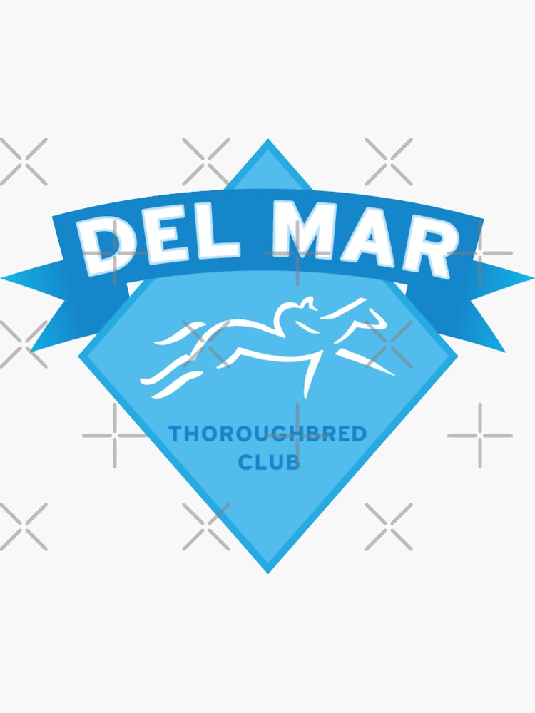 "Del Mar Racing Season" Sticker for Sale by 1991vintage | Redbubble