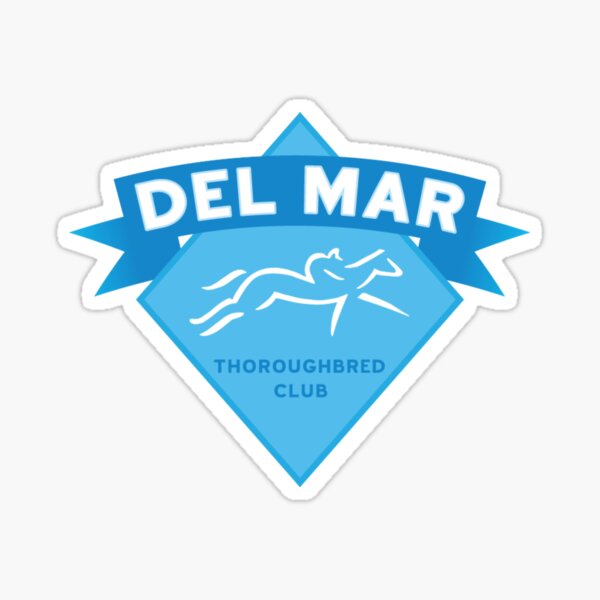 "Del Mar Racing Season" Sticker for Sale by 1991vintage | Redbubble