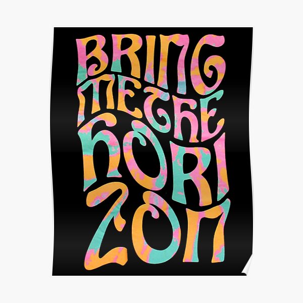 "Logo BMTH Psychedelic" Poster for Sale by GeorgeJoneso | Redbubble