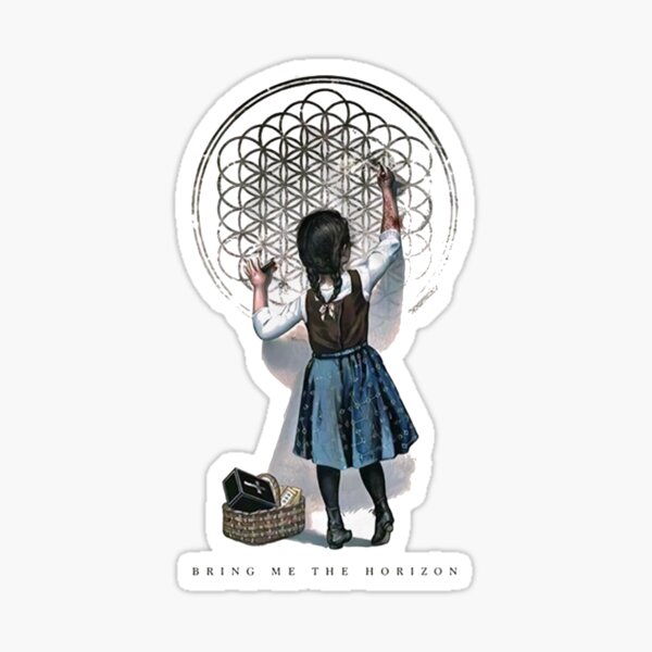"Logo BMTH Little Girl" Sticker for Sale by GeorgeJoneso | Redbubble
