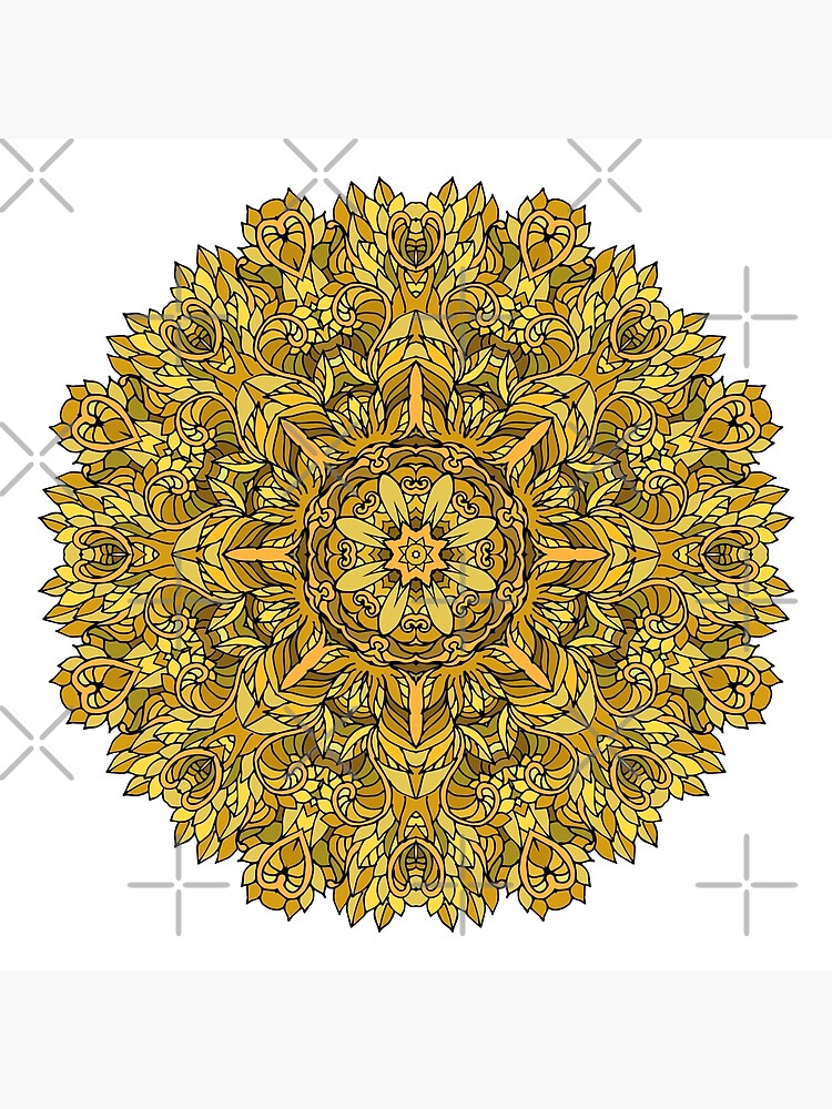 "Autumn mandala. October" Poster for Sale by JuliaBadeeva | Redbubble