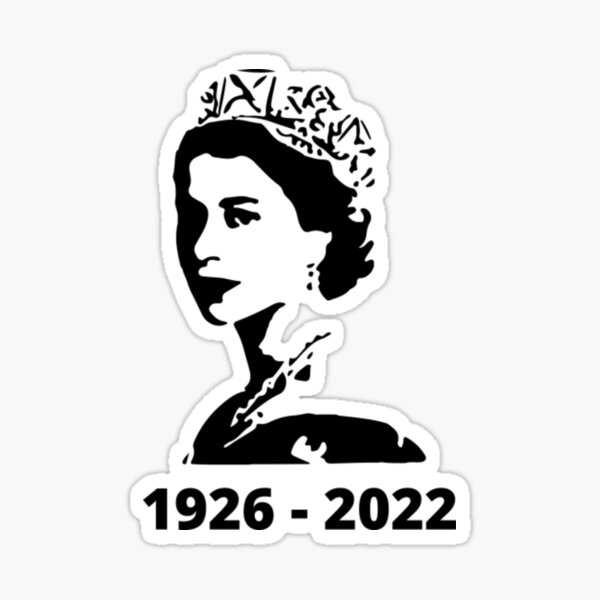 Queen Elizabeth Ii Tribute Sticker For Sale By Edselcarter Redbubble