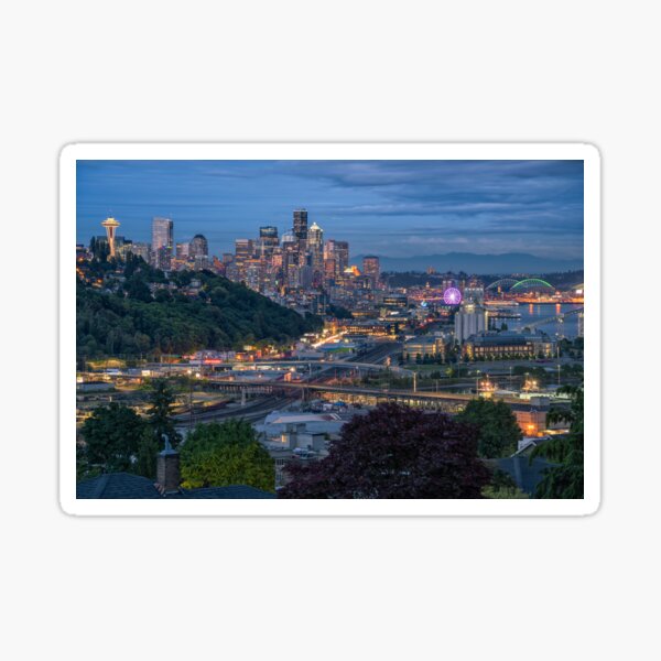 "Seattle, Washington" Sticker for Sale by mattmacpherson | Redbubble