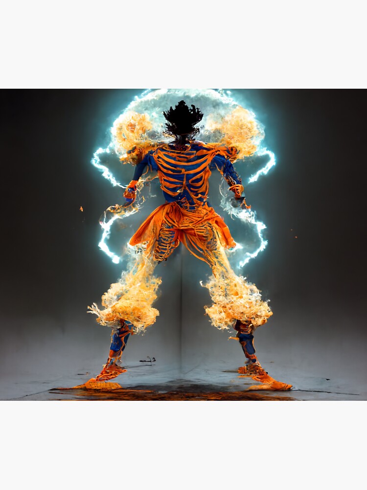 "Zombie Cosplay Super Saiyan 2" Sticker for Sale by FizzHead | Redbubble