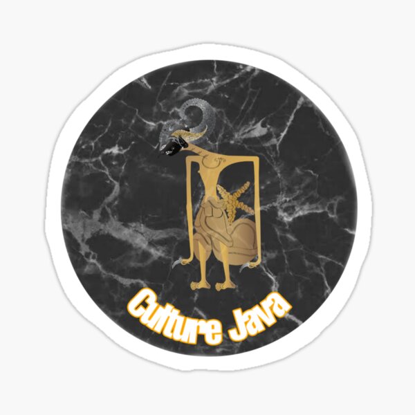 "Black wayang culture java indonesia" Sticker for Sale by Baragoy | Redbubble