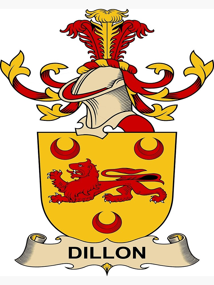 "Dillon " Poster for Sale by HaroldHeraldry | Redbubble