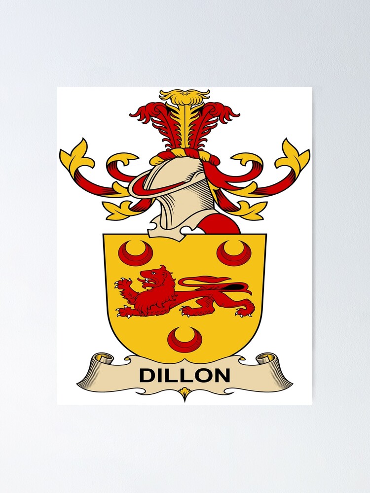 "Dillon " Poster for Sale by HaroldHeraldry | Redbubble