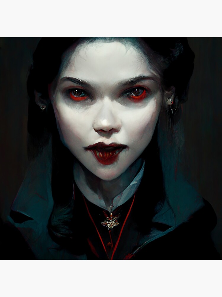 "Vamp Goth Girl" Poster for Sale by DirtyBirdLad | Redbubble