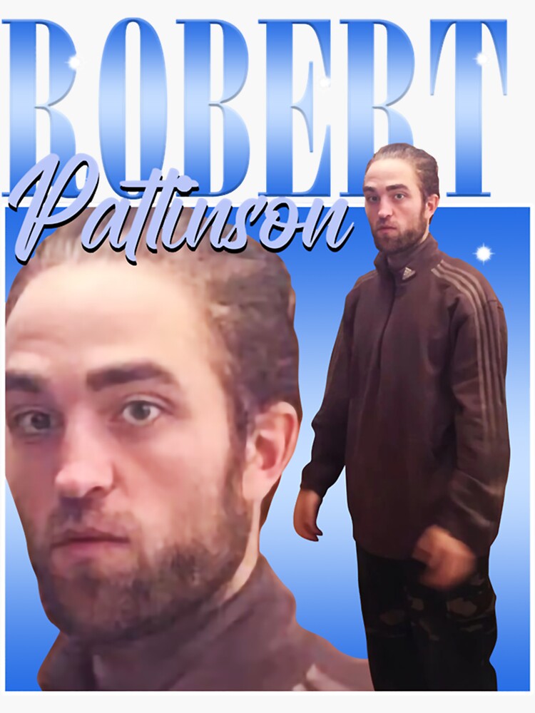"Robert Pattinson Standing Meme" Sticker for Sale by ABIGAILCYNTHI ...
